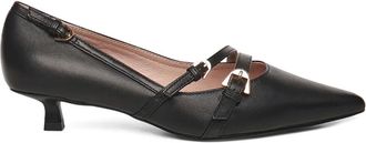 Coccinelle escarpins Fernanda 30 mm à boucle - Noir