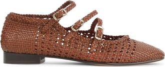 Carel Femme, Chaussures, Brun, Taille: 38 1/2 EU Ariana S. Ballerines Tress&eacute;es