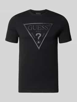 Guess T-Shirt mit Logo und Rundhalsausschnitt