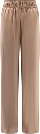 Brunello Cucinelli Femme, Pantalons, Brun, Taille: 38 FR Wide Pantalons
