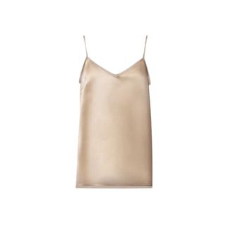 Fabiana Filippi V-Ausschnitt Tr&auml;gertop - - Tops - Damen - Beige - S