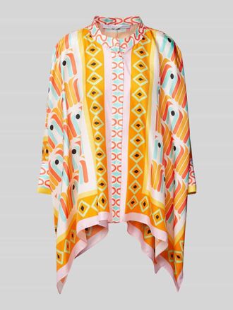 Herzen&rsquo;s Angelegenheit Relaxed Fit Seidenbluse mit Stehkragen