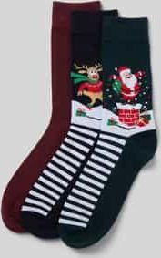 Jack & Jones Socken im 3er-Pack Modell SNOWY XMAS