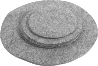 Angoily 24 St&uuml;ck Filz Geschirrschutzset Aus Weichem Filz Vielseitige Tellertrenner Und Topfschoner F&uuml;r Geschirr Und Keramikschutz Beim Transport Stapeln Und L