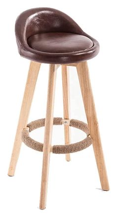 Generic Moderne Barhocker, Hochst&uuml;hle, Massivholz-Hochhocker, Barst&uuml;hle mit nordischer R&uuml;ckenlehne / 37 x 37 x 73 cm