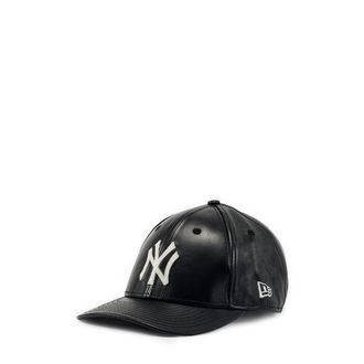 New Era Casquette logo en cuir