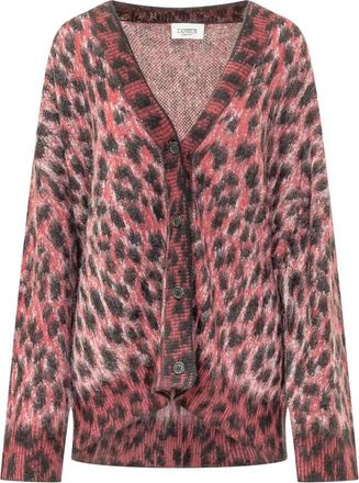 Laneus Cardigan Oversized - - Knitwear - Damen - Rot - XS