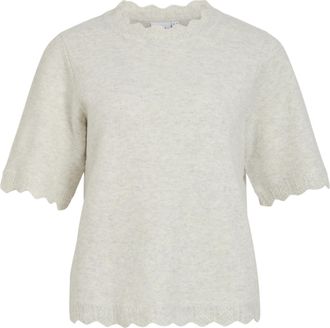 Vila Vinikolina O-Neck 2/4 Knit Top - Noos
