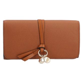 Chlo&eacute; Femme, Accessoires, Brun, Taille: ONE Size Portefeuilles en cuir