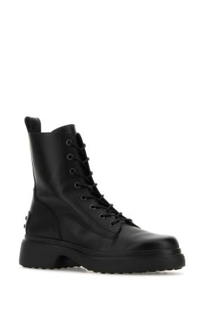 Tod's Womens Tronchetto Boot Black Calfskinfgl