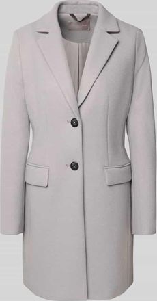 Christian Berg Mantel mit Reverskragen und Pattentaschen