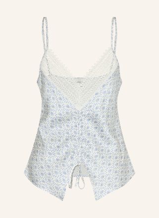 Claudie Pierlot Claudie Pierlot Satintop Mit Spitze blau