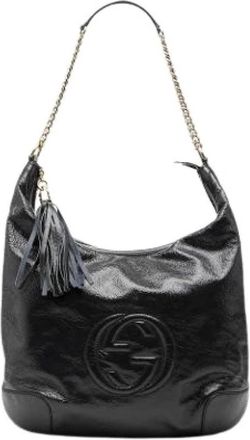 Gucci Sac bandouli&egrave;re Soho Pre-owned - Femme - Pre-owned - Noir - Taille: ONE Size