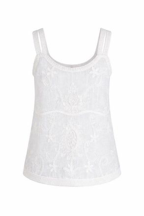 Mississhop Blusentop Damen Top 100% Baumwolle - Stickerei Gr. 38-40