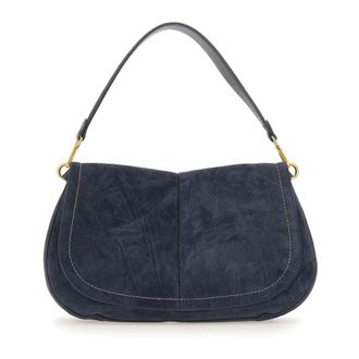 Gianni Chiarini Femme, Sacs, Bleu, Taille: ONE Size Helena Round Shoulder Bag