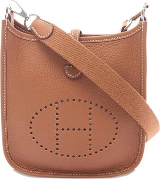Hermès 2025 Clemence Evelyne Amazone TPM crossbody bag - Marron