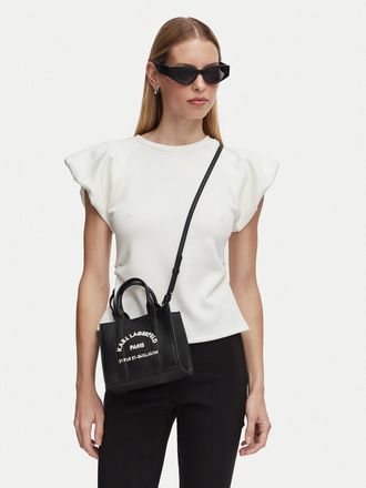 Karl Lagerfeld Handtasche KARL LAGERFELD B1W30042 Schwarz