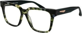 Trussardi Femme, Accessoires, Multicolore, Taille: ONE Size Monture de Lunettes Rectangulaires &Eacute;l&eacute;gantes