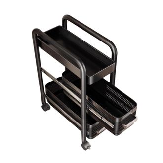 Generic Schmaler Aufbewahrungswagen Mit Griff, Badezimmer-Organizer, Rollwagen, L&uuml;cken-Aufbewahrungsregal Mit Schubladen, D&auml;mpfende Gleitschiene, for Enge Ort