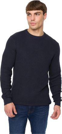 Crosshatch Jampster Sweatshirt f&uuml;r Herren, Rundhalsausschnitt, Jerseyware (Marine)