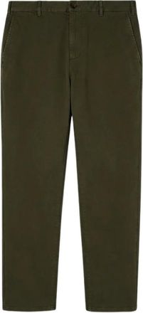 Agnona Pantalon Chino Stretch Coton Lourd - Homme - Pantalons - Vert - Taille: XL