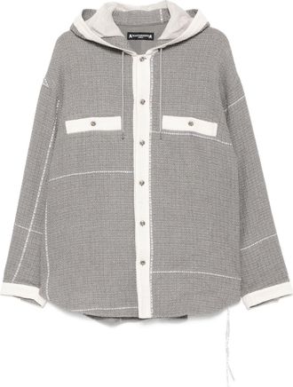 MASTERMIND WORLD Jacke mit Kapuze - Grau