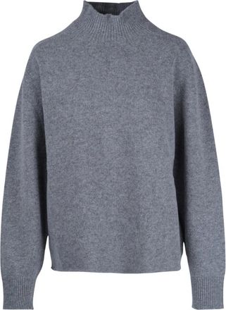 Alpha Studio Rollkragenpullover - - Knitwear - Damen - Grau - M