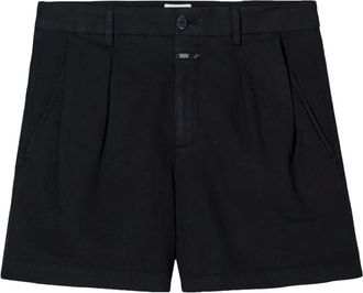 Closed Femme, Shorts, Noir, Taille: W29 Cotton and Linen Shorts