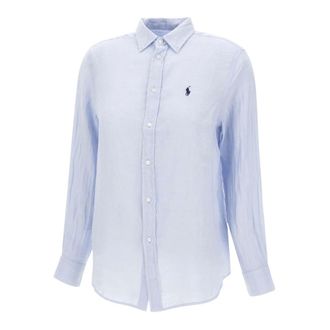 Polo Ralph Lauren Femme, Blouses et Chemises, Bleu, Taille: 42 FR Polo Ralph Lauren Chemises Blue