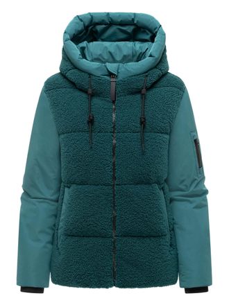 Marikoo Damen Winterjacke Elidee mit Teddypl&uuml;sch