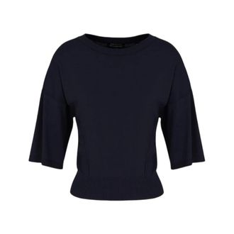 A|X Armani Exchange Rundhals-Strickware - - Knitwear - Damen - Blau - L