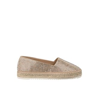 Alma En Pena Alma EN Pena, Femme, Chaussures, Beige, Taille: 38 EU Espadrille couverte de strass