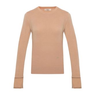 Chlo&eacute; Damen, Strickwaren, Beige, LGr&ouml;&szlig;e