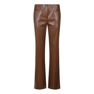 Patrizia Pepe Femme, Pantalons, Brun, Taille: 36 FR Straight Pantalons
