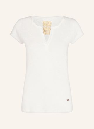Mos Mosh Mos Mosh T-Shirt Troy Mit Leinen weiss
