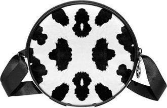 Generic Sac &agrave; bandouli&egrave;re Circle pour femme, petit sac &agrave; bandouli&egrave;re avec fermeture &eacute;clair et bretelles r&eacute;glables, sac &agrave; main rond d&eacute;contract&eacute; pour femmes et 