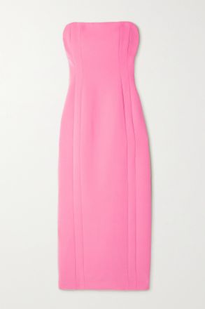 A.L.C. Elizabeth Tr&auml;gerloses Midikleid Aus Cady - Pink