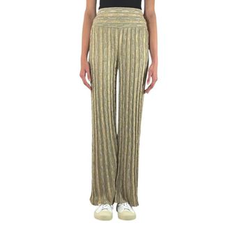 Nenette Weitbein-Strickhose - - Trousers - Damen - Mehrfarbig - M