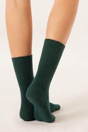 Calzedonia Socken Mit Wolle Und Mit Kaschmir Grun