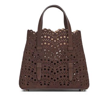 Alaia Femme, Sacs, Brun, Taille: ONE Size Tote Bag