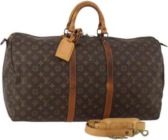 Louis Vuitton Pre-owned Keepall Bandouli&egrave;re 55 - Femme - Pre-owned - Brun - Taille: ONE Size