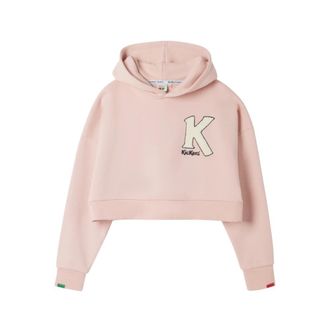 Kickers Femme, Sweatshirts et sweats &agrave; capuche, Rose, Taille: 38 FR Big K W Hoody Lifestyle Sweat