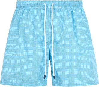 Fedeli Homme, Maillots de bain, Bleu, Taille: 2XL Madeira Swim Trunks