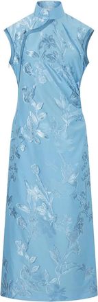 Shanghai Tang robe Qipao - Bleu