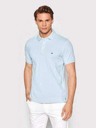 Tommy Hilfiger Poloshirt MW0MW17771 Himmelblau Slim Fit