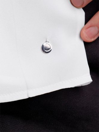 Cr&eacute;ation L Klassische Bluse Seiden-Viskose-Bluse Langarm