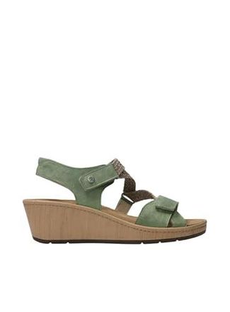 Wolky Sandales &agrave; talons LA JOLLA pour femme, vert olive, 40 EU
