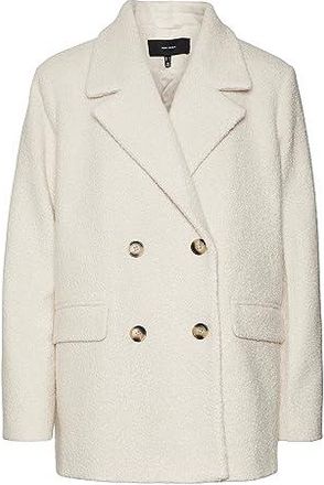 Vero Moda Vmsally Jacket Boos Manteau Court, Bouleau, M Femme