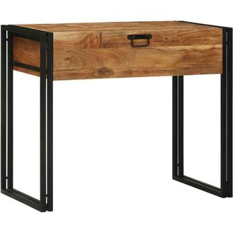 vidaXL Coiffeuses pour Chambre Marron Bois dacacia massif Vidaxl