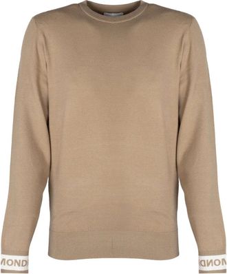 John Richmond Pull &agrave; col rond - Homme - Pulls - Beige - Taille: XL